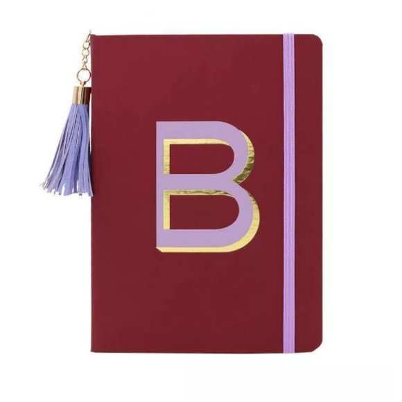 Opalhouse | Office | Opalhouse College Rule Letter B Maroon Journal ...